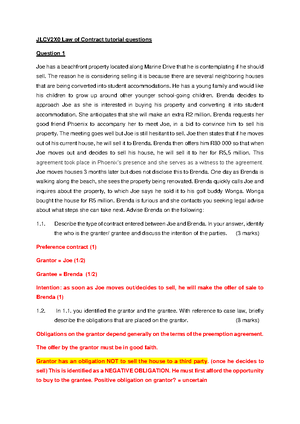 Criminal law questions - 2024 Examples of past assessment questions ...