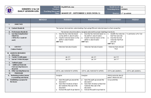 LAC Reflection Journal - Republic of the Philippines Department of ...
