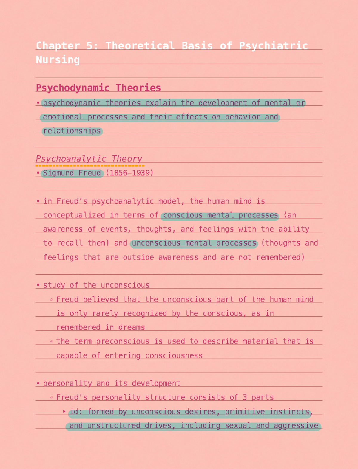 Note Feb 9, 2023 - lecture notes - Chapter 5: Theoretical Basis of ...