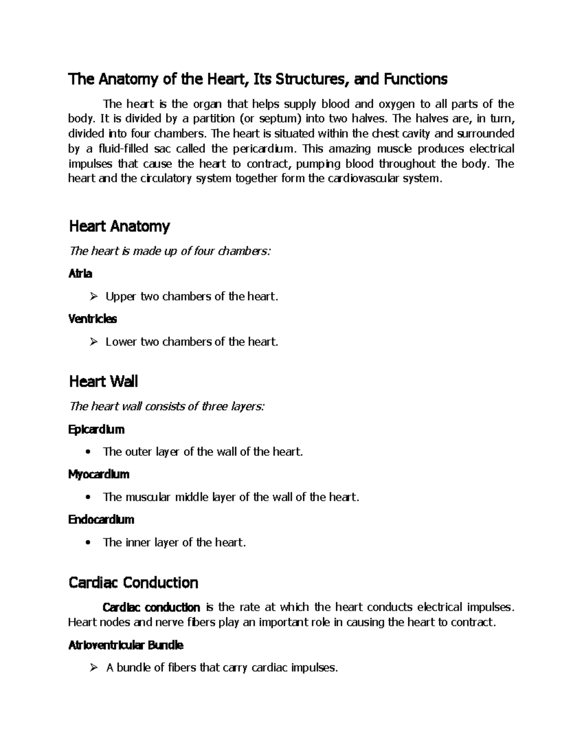 The Anatomy of the Heart-Its Structures, and Functions-Heart Nodes and ...