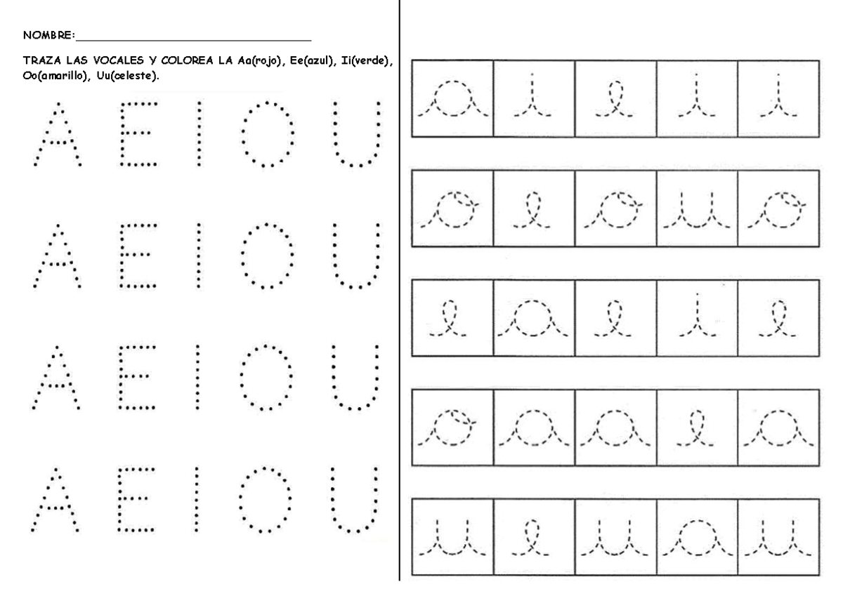 Vocales - Comunicación Pedagógica - NOMBRE ...