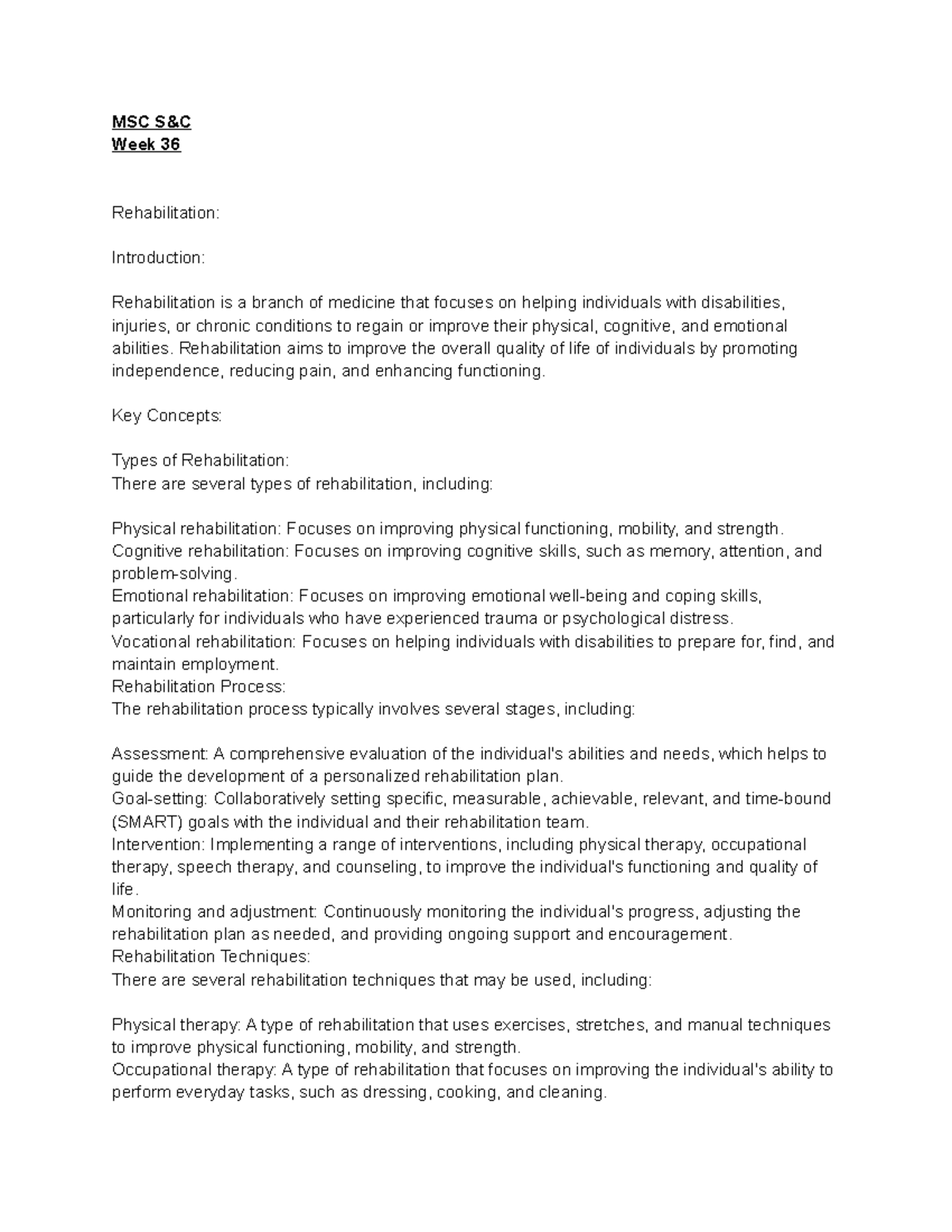 SD MSC SC Week 36 - Presented in Byrom St building, Peter Jost lecture ...