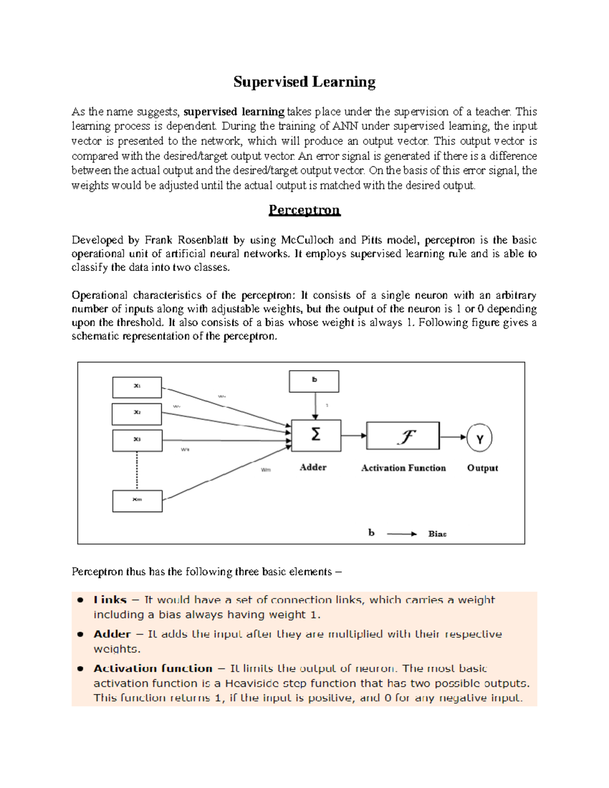Lesson-6 - ACC - Supervised Learning As the name suggests, supervised ...