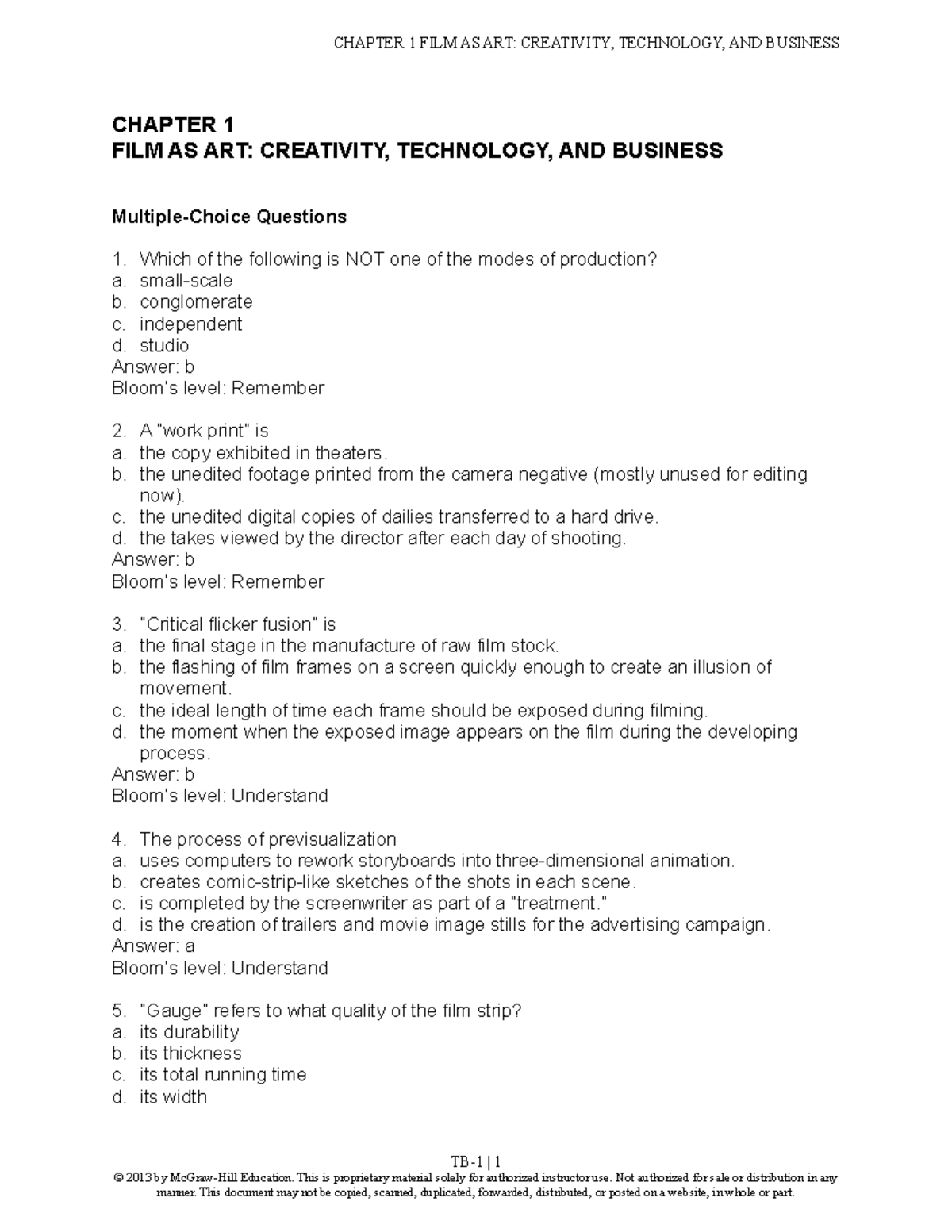 ISP Mid Terms- Chapter 1 - CHAPTER 1 FILM AS ART: CREATIVITY, TECHNOLOGY, AND BUSINESS - Studocu