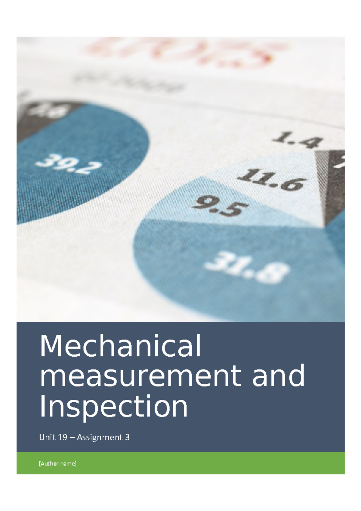 Measurement assignment 3 dj's - Mechanical measurement and Inspection ...
