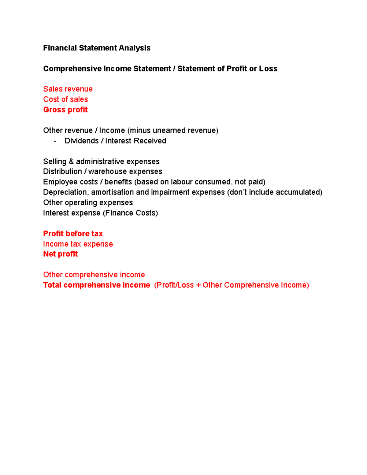 Financial Statement Analysis Examples - Financial Statement Analysis ...