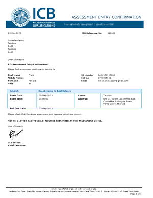 Business Literacy - Study Notes - Business Literacy - Study Notes ...