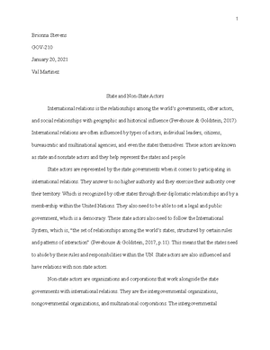 GOV-210 Topic 1 Worksheet 1 4 22 - World Map Assignment Part 1: World ...