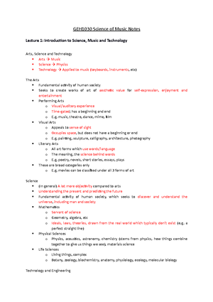 Mid Term Sem 1 1415 - Mid Term - THE SCIENCE OF MUSIC (PC1327/GEK1519 ...