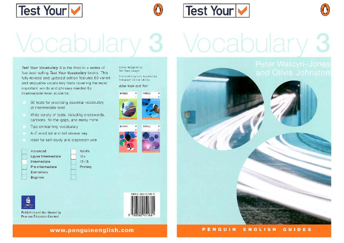 Penguin Test Your Vocabulary 3 - English Introduction - Studocu