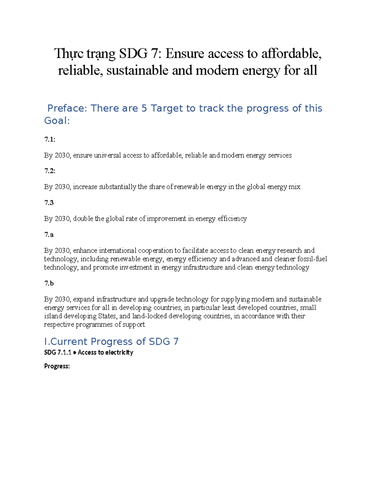 Thực trạng SDG 7 - thực trạng sdg 7 - Thực trạng SDG 7: Ensure access ...