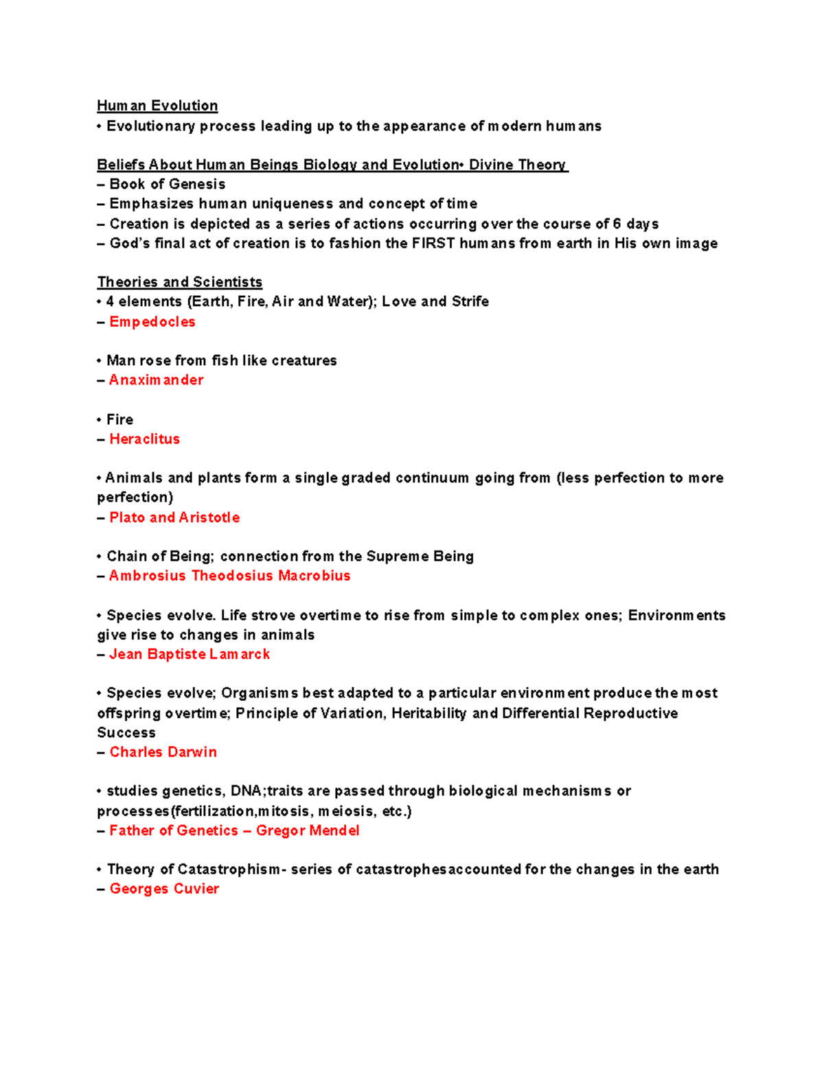 Human Evolution - Human Evolution Evolutionary process leading up to ...