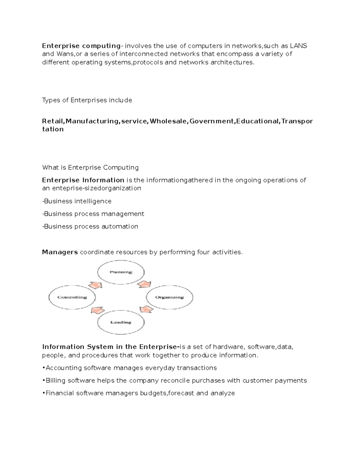 Enterprise-computing - Enterprise computing- involves the use of computers in networks,such as ...