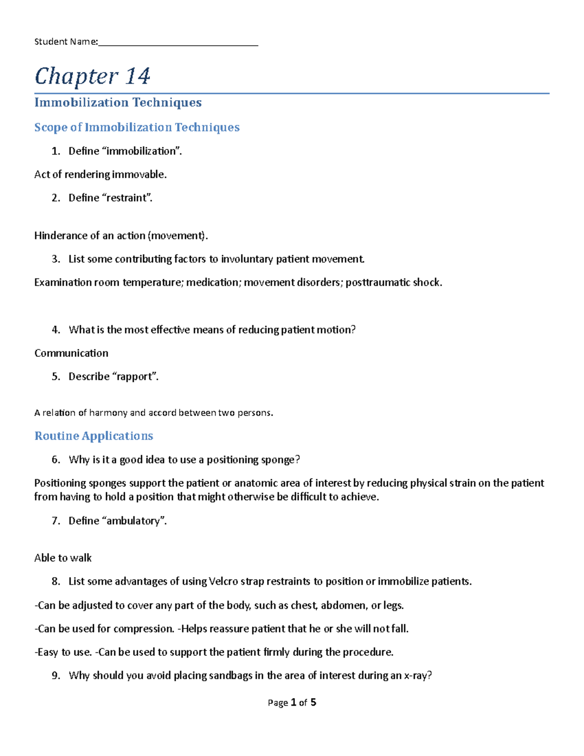Chapter 14 Study Guide Student Copy rev fall 2017 - Chapter 14 ...