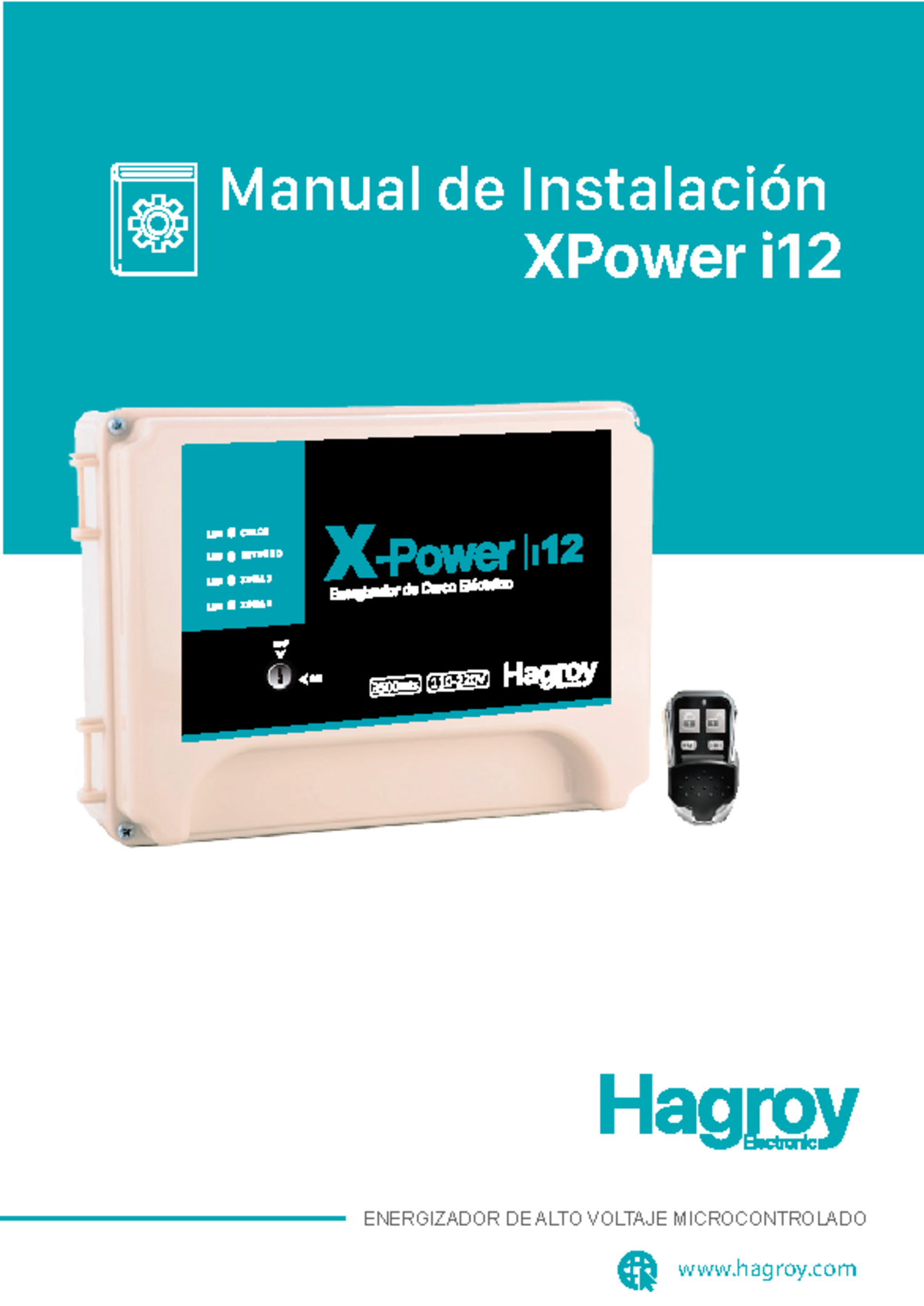 Xpower i12 Manual 2023 Lectura - ENERGIZADOR DE ALTO VOLTAJE ...