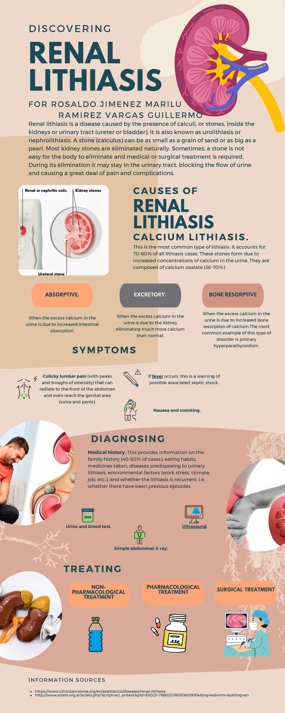 Renal Lithiasis - Infografia proyecto ingles - ABSORPTIVE. EXCRETORY ...
