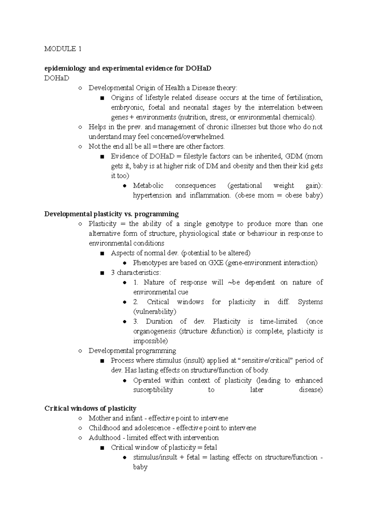 Exam hss4102-2 - lecture notes for modules 1-4 - MODULE 1 epidemiology ...