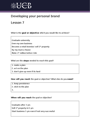 BTEC Business Studies unit 222 - BTEC Business Studies Level 3 Unit 22 ...