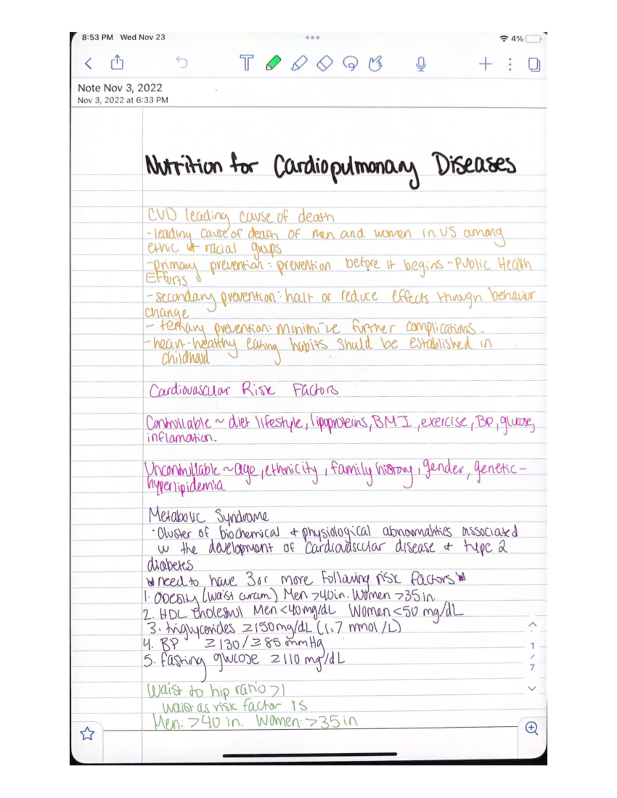Scanned Documents-1 - Lecture notes on Cardiopulmonary Diseases - 8:53 ...