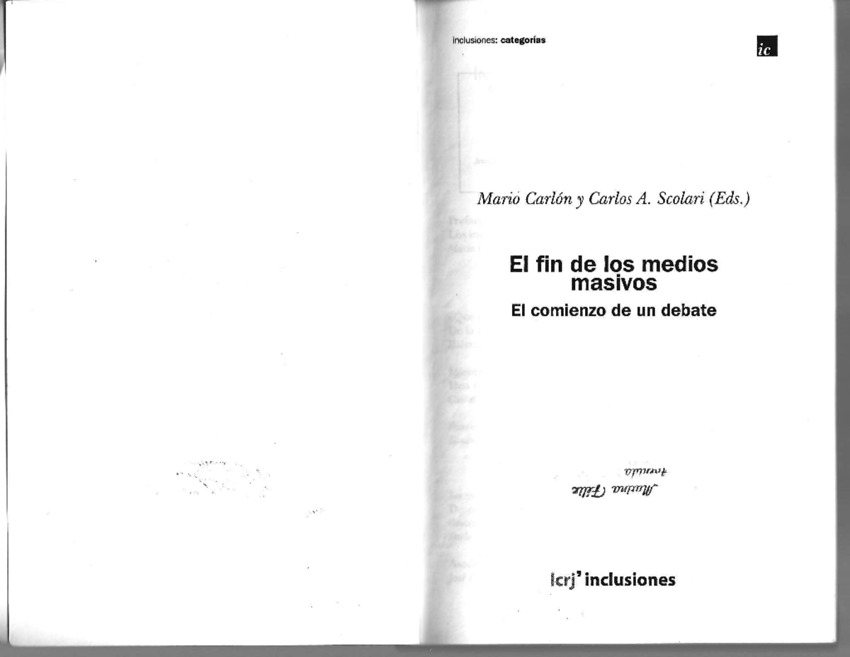 Carlon autopsia a la tv - mmmmm - inclusiones: categorías ic Mario ...