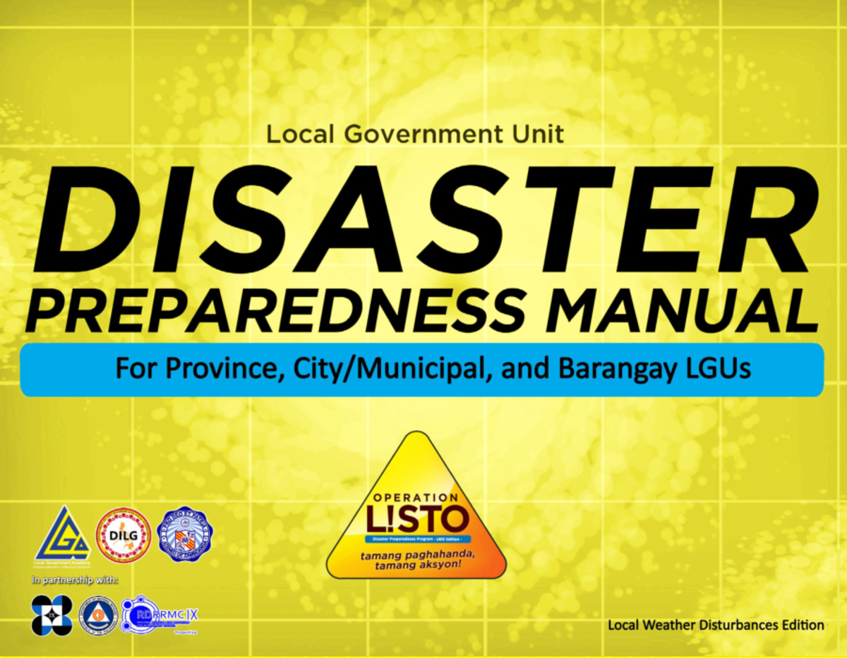 Disaster Preparedness Manual for Localized Weather Disturbances - 2 L ...