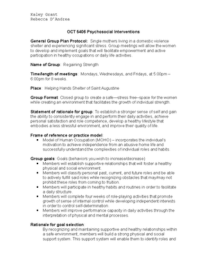 Group Note - Group Note Directions: After you have finished co-leading ...