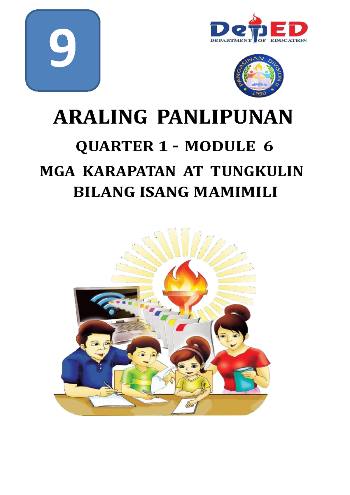 AP9 SLM6-Q1-QA - Module - 9 ARALING PANLIPUNAN QUARTER 1 – MODULE 6 MGA ...