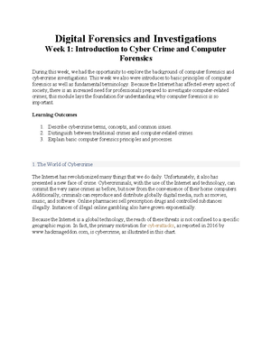 Digital Forensics and Investigations-Week4 Notes - Digital Forensics ...