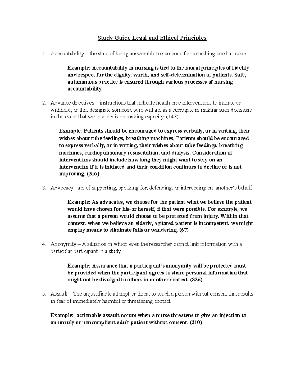 Study Guide Legal and Ethical Principles-Complete - Study Guide Legal ...