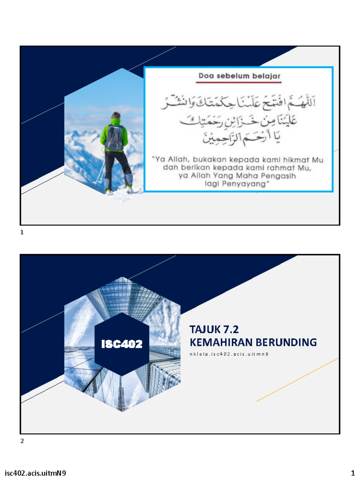 ISC402-Tajuk 7.2-Kemahiran Berunding-2022 - KEMAHIRAN BERUNDING ISC ...