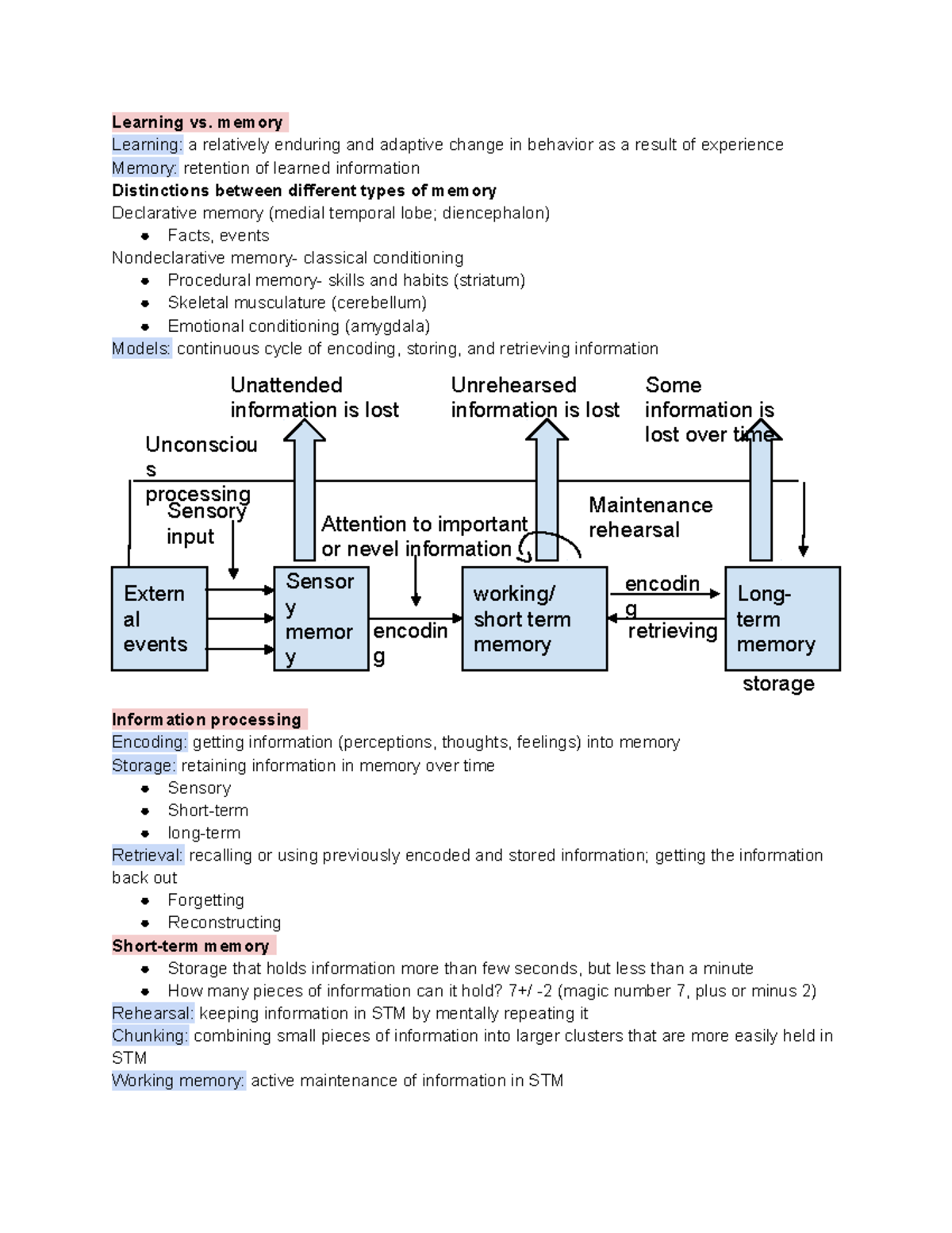 Chapter 8 - Michael Morris - Learning vs. memory Learning: a relatively ...