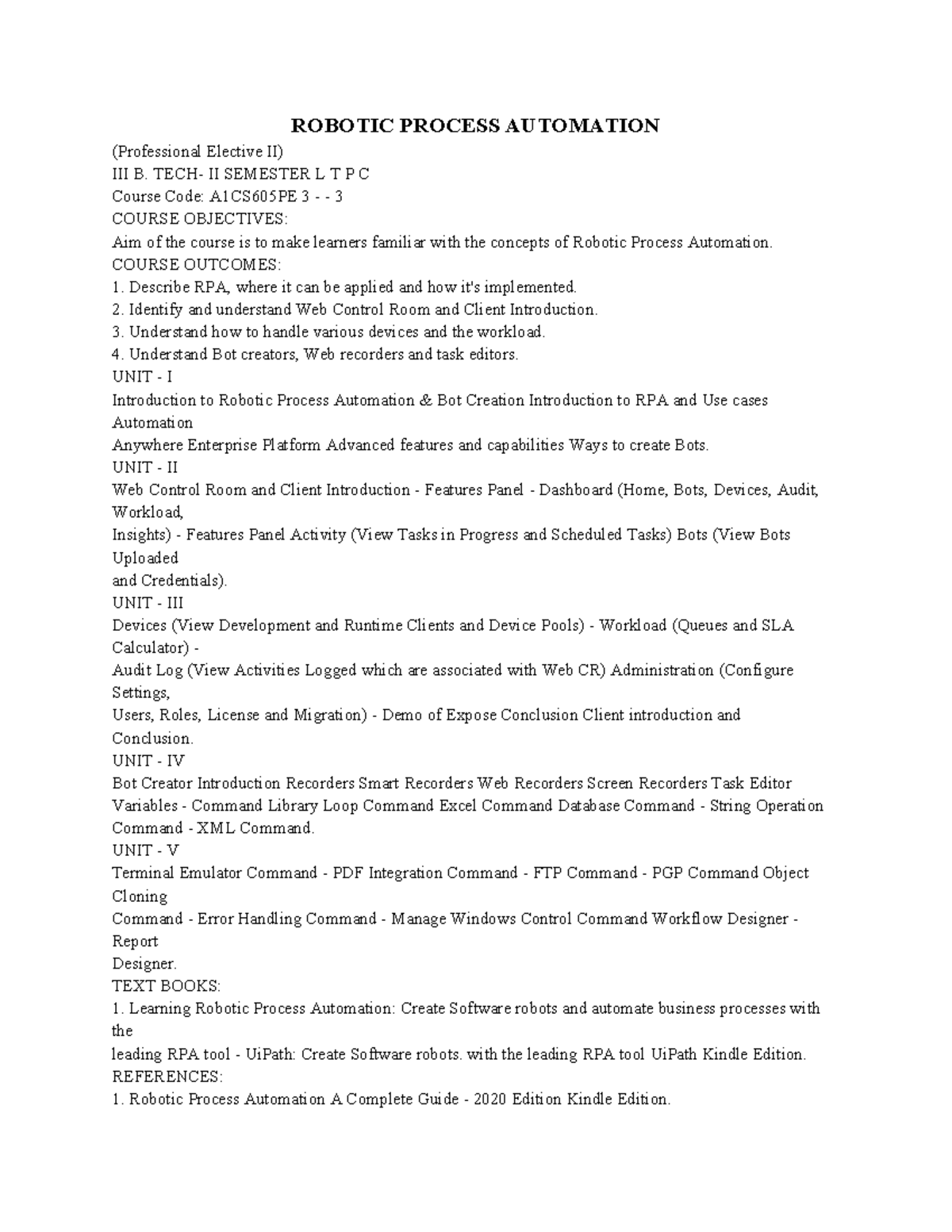 Robotic Process Automation - ROBOTIC PROCESS AUTOMATION (Professional ...