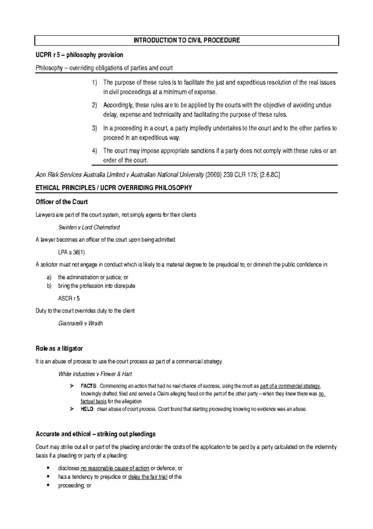 1.0 Introduction to Civil Procedure real - INTRODUCTION TO CIVIL ...