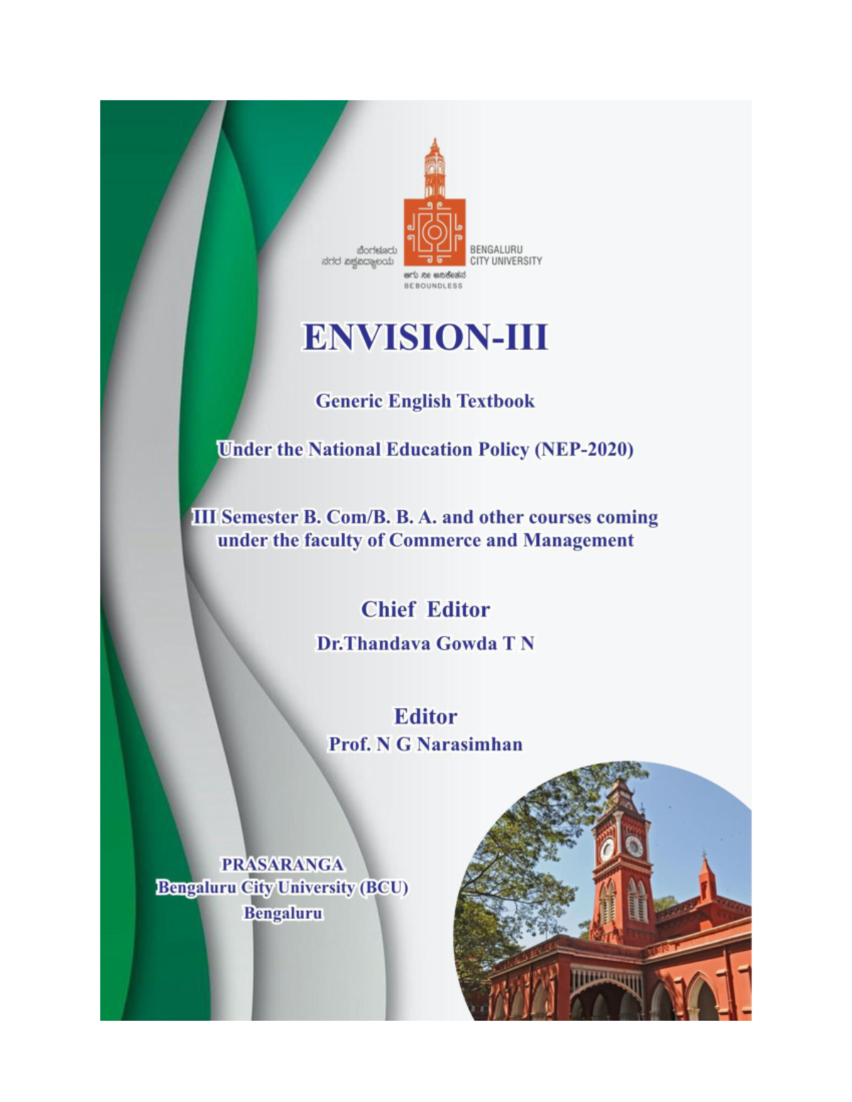 Envision-III B.Com BBA-min - i ENVISION-III Generic English Textbook ...