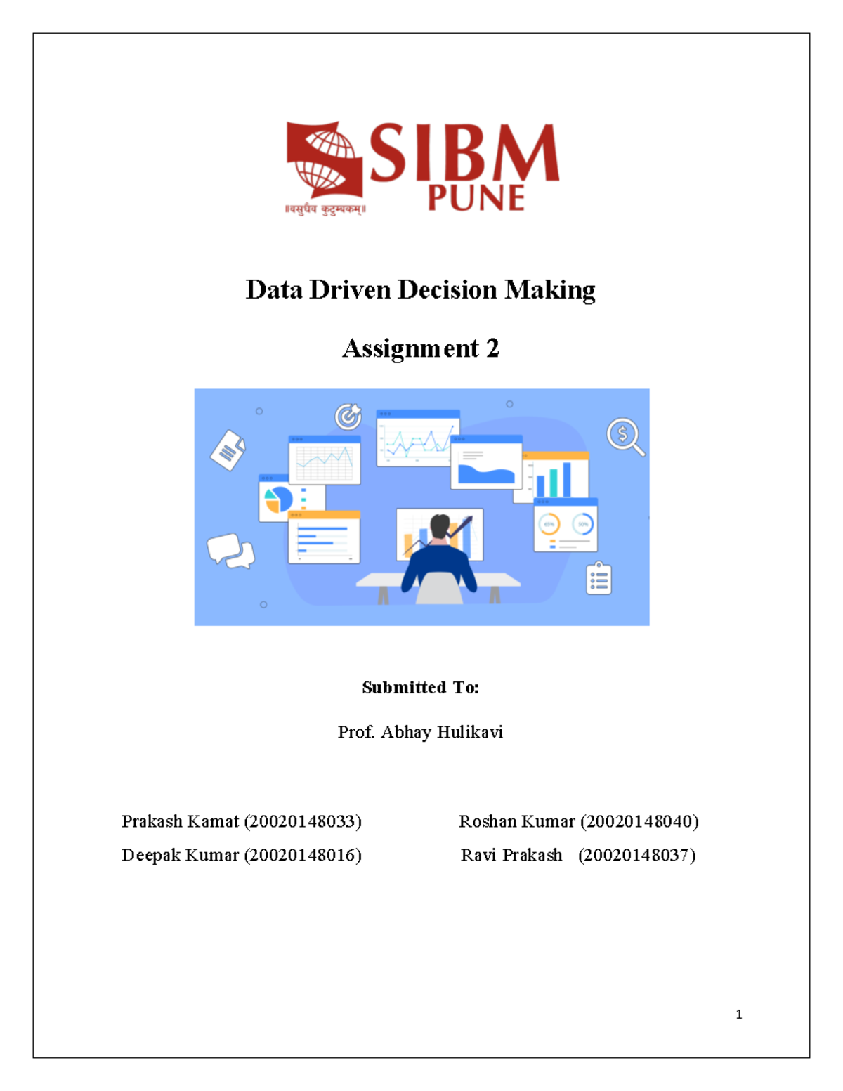 Data Driven Decision making - excel - Data Driven Decision Making ...