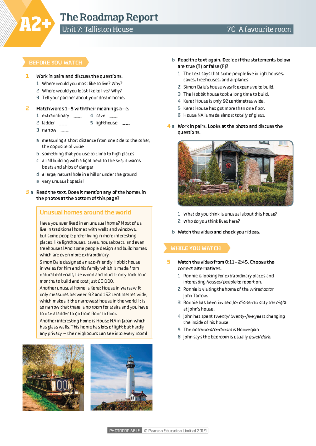 Roadmap Video A2PLUS Unit7 - The Roadmap Report Unit 1: The personal ...