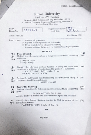 LRU Cache Project Details - LRU Cache Implementation By; Aaryaveersinhji Raulji(20BEE002 ...