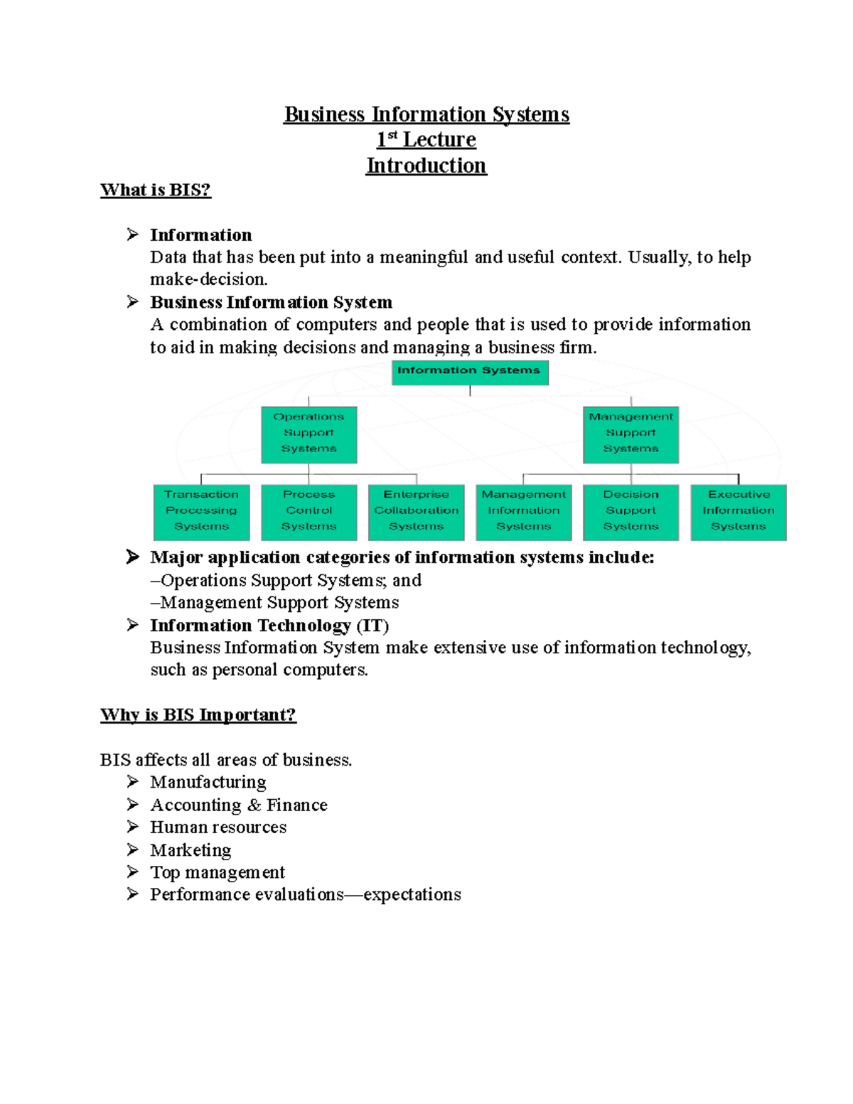 Business Information Systems - Business Information Systems 1 st ...