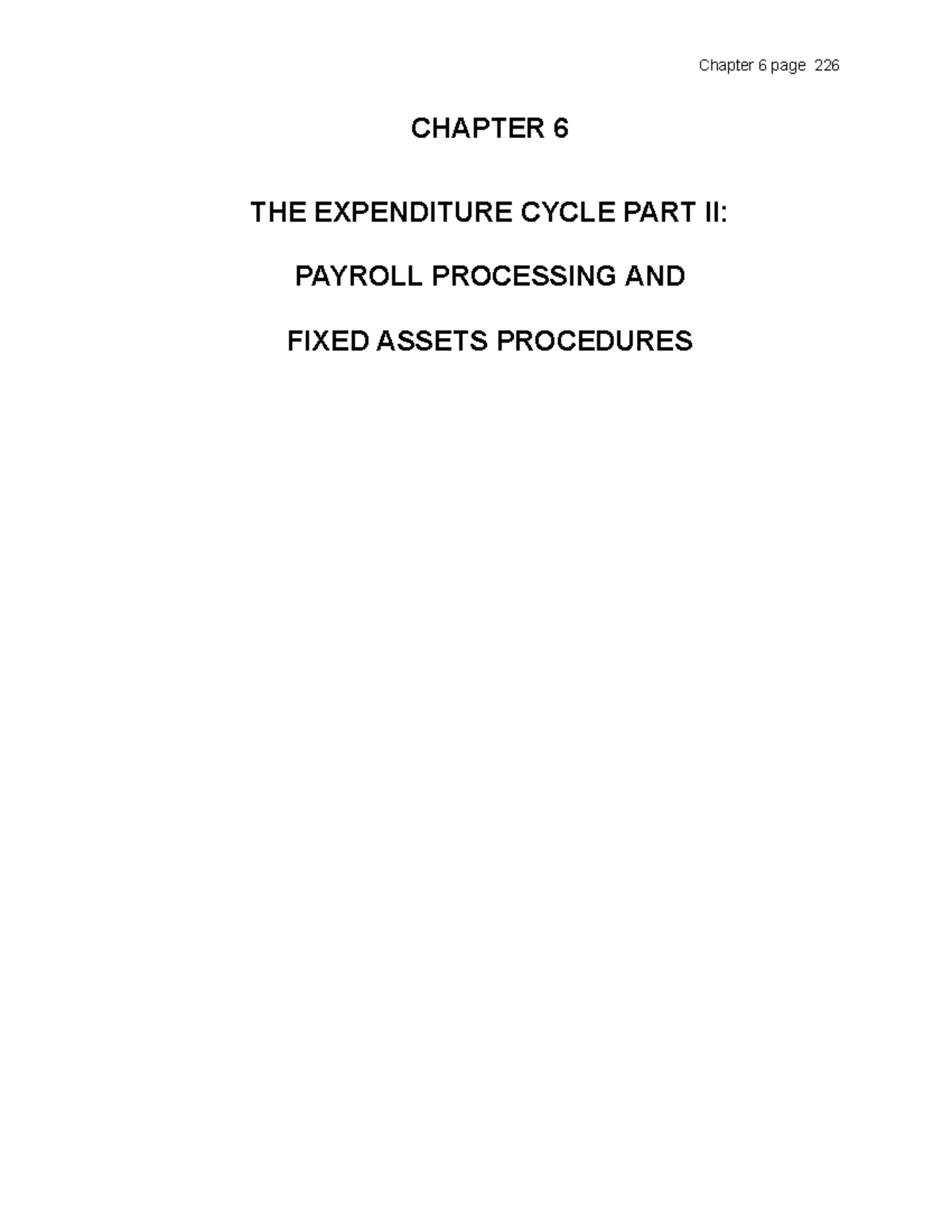 Chap-6 - IAS - CHAPTER 6 THE EXPENDITURE CYCLE PART II: PAYROLL ...