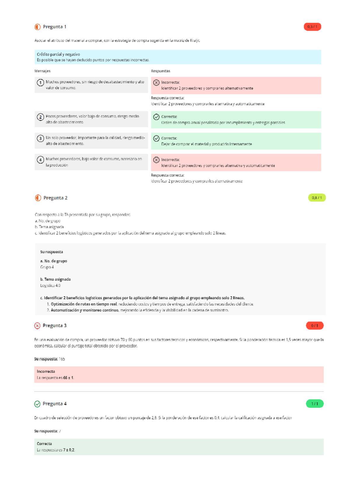 PC2 - PC 02 - Pregunta 1 Asociar el atributo del material a comprar, con la estrategia de compra ...