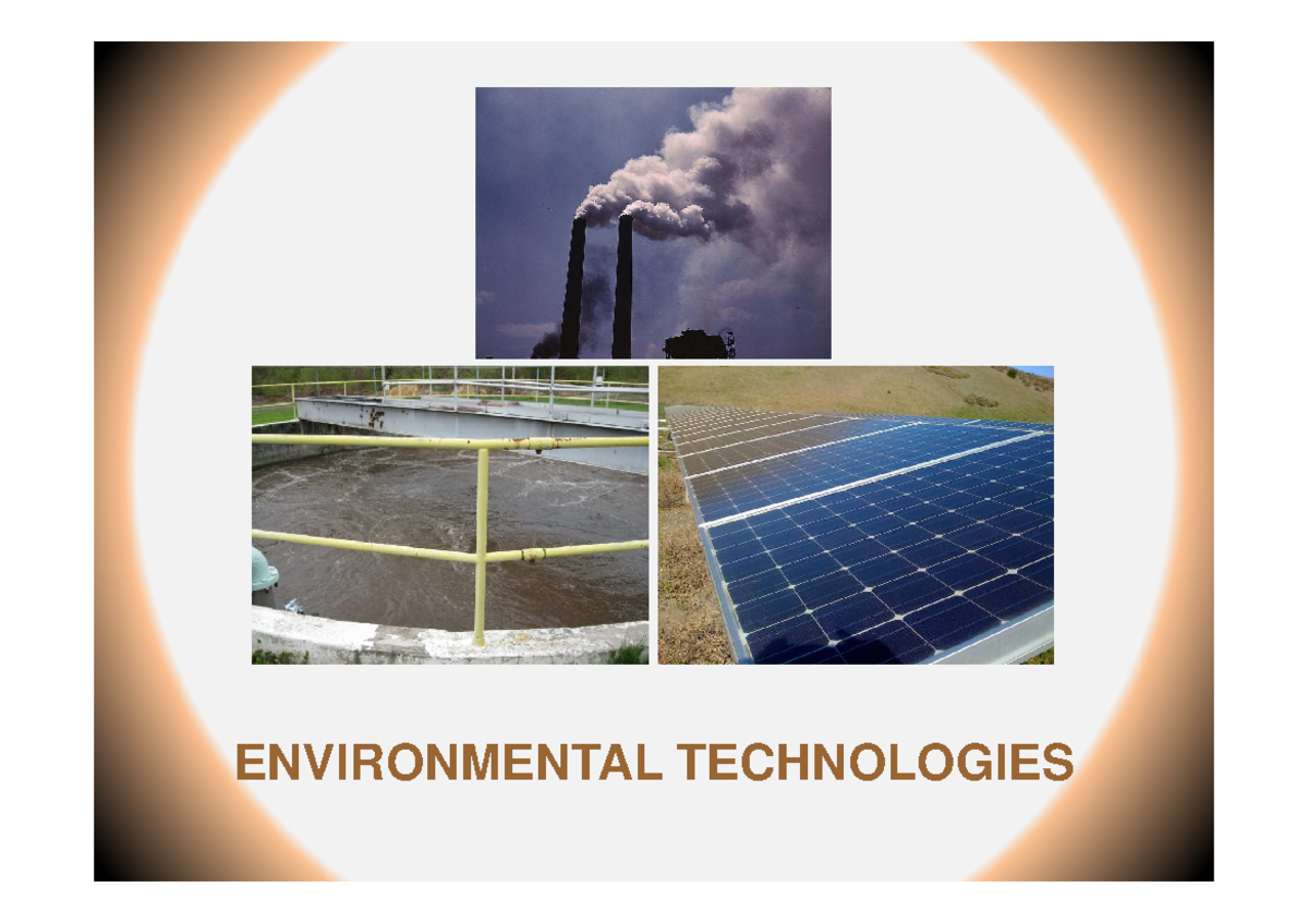 Environmental technologies - Clean production can be achieved by ...