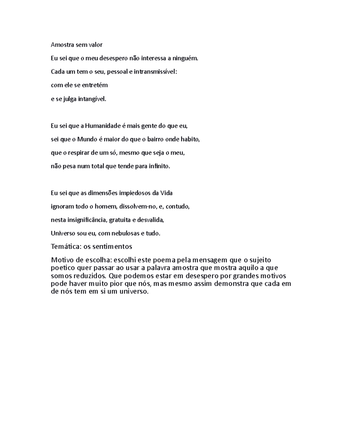 Apresentação pt - amostra sem valor antonio gedeao - Amostra sem valor ...