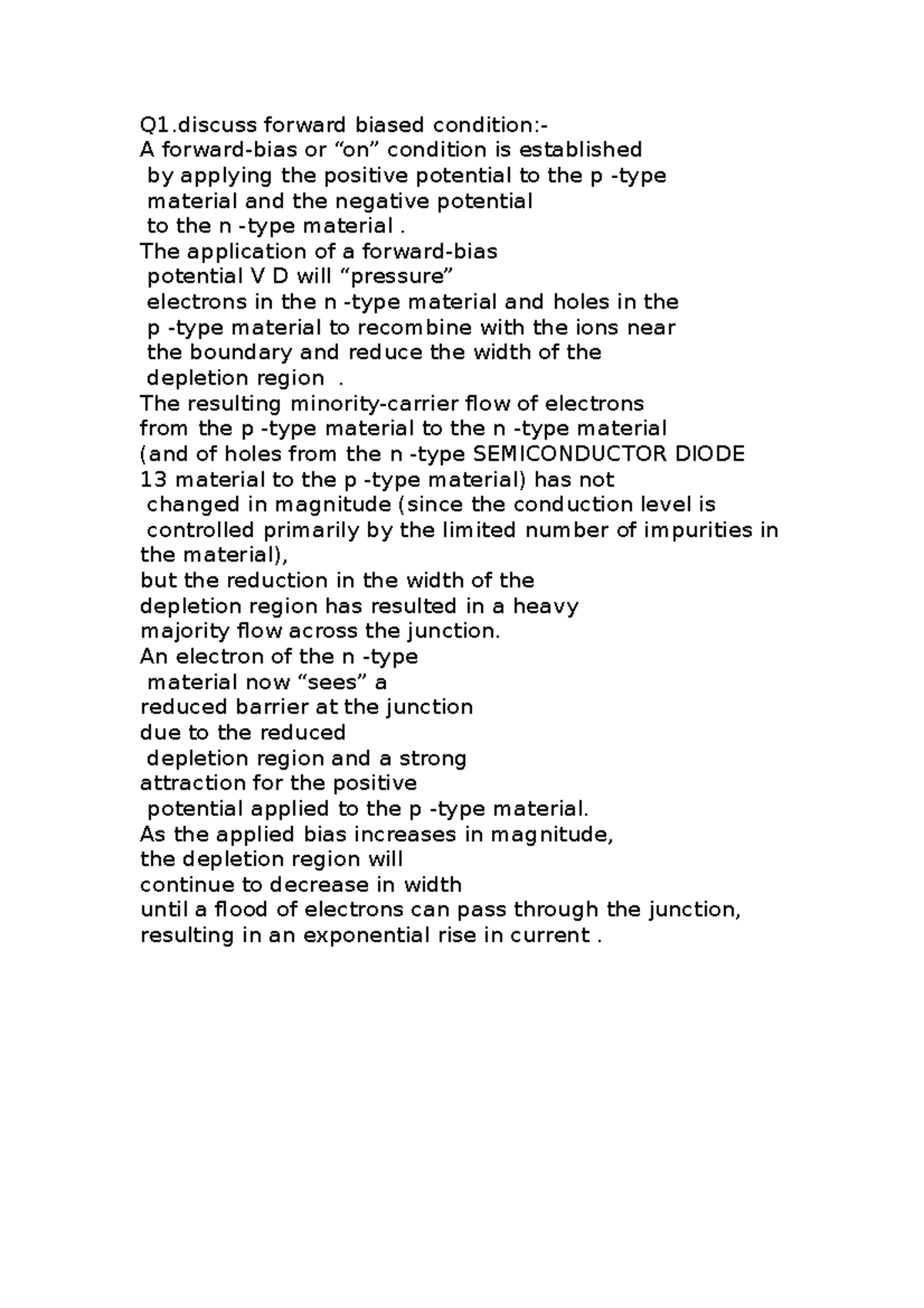 Aec1 - forward biased condition - Analog Electronic Circuits - KIIT ...