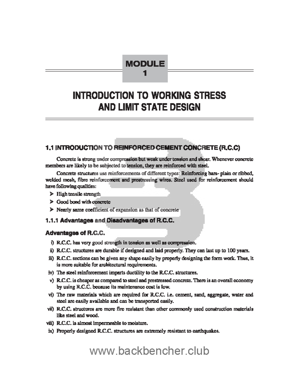 RCC Module-1 Backbencher - Social Connect and Responsibilty - Studocu