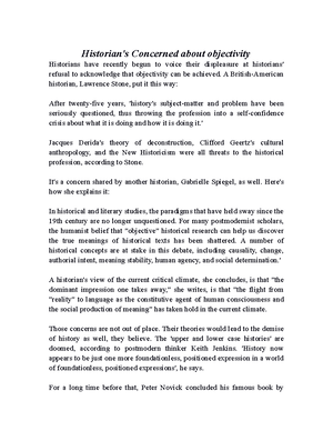 Objectivity and its Characteristics - As a matter of fact, it is the ...