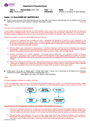 CMPG224 - Test 1 2024 memo - Department of Computer Science Test: I ...