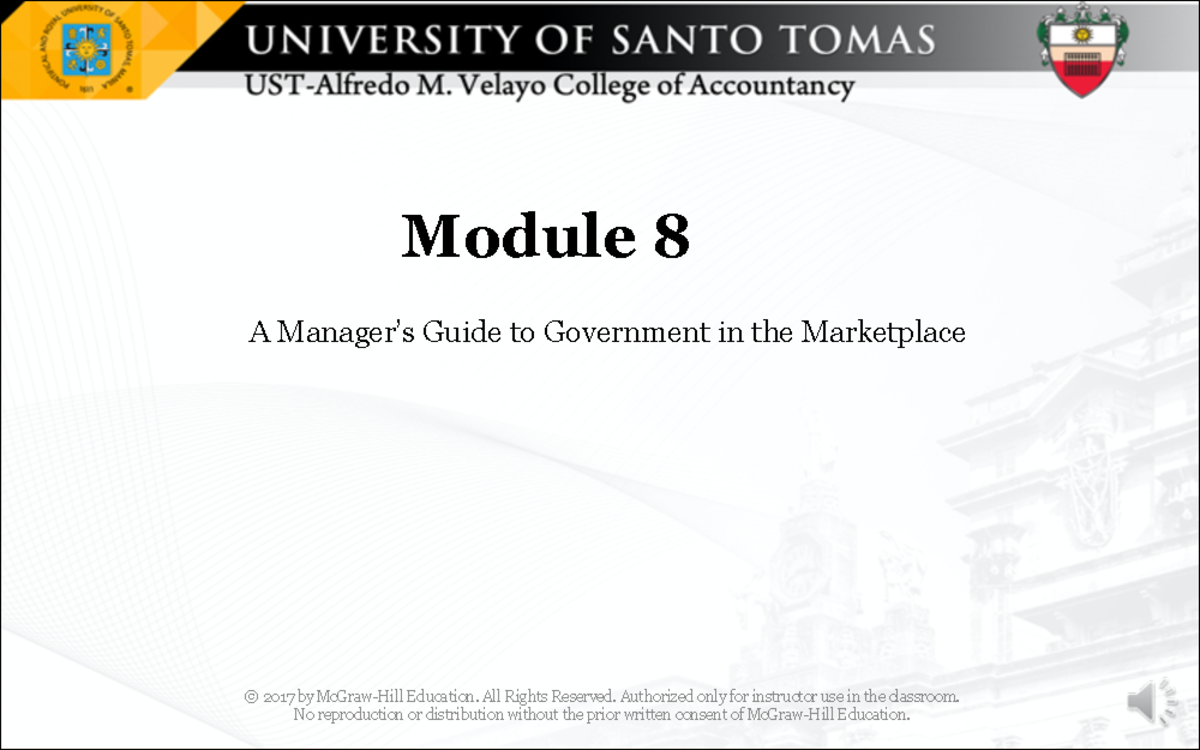 Module-8- Government and -the -Market - A Manager’s Guide to Government ...