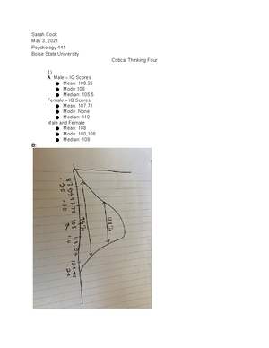 Behavioral Analysis - Learning Psychology 441 - Operationalize the ...