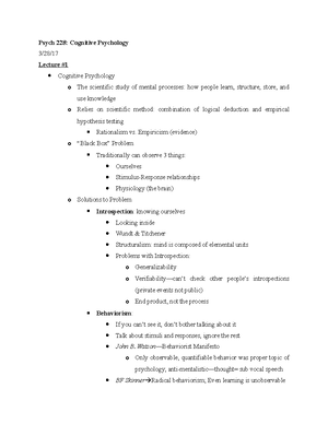 4 types of distraction - Cognitive Psychology - 4 types of distraction ...