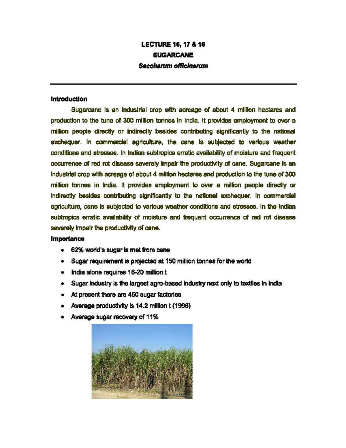 Field pea notes 9 - Principles of organic farming - Studocu